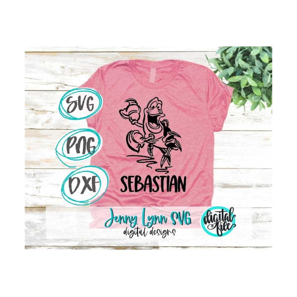 Little Mermaid SVG Sebastian SVG DisneySVG Cut Disneyland sv | Inspire ...