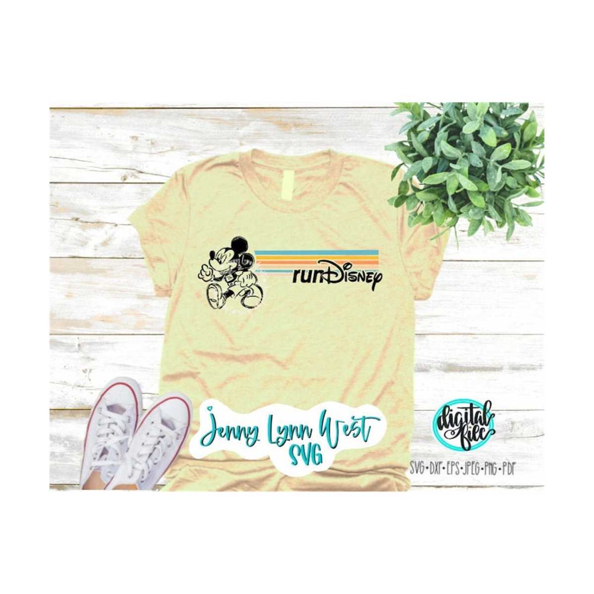 Mickey Mouse RunDisney SVG Running Shirt svg Exercise SVG DX - Inspire ...