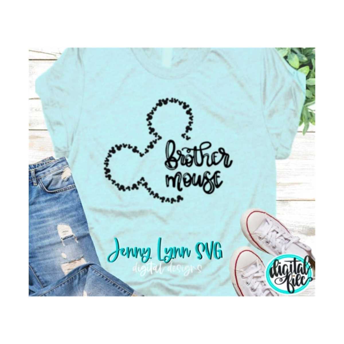 Brother Mouse SVG Park Family Mouse SVG Shirt Digital Clipar - Inspire ...