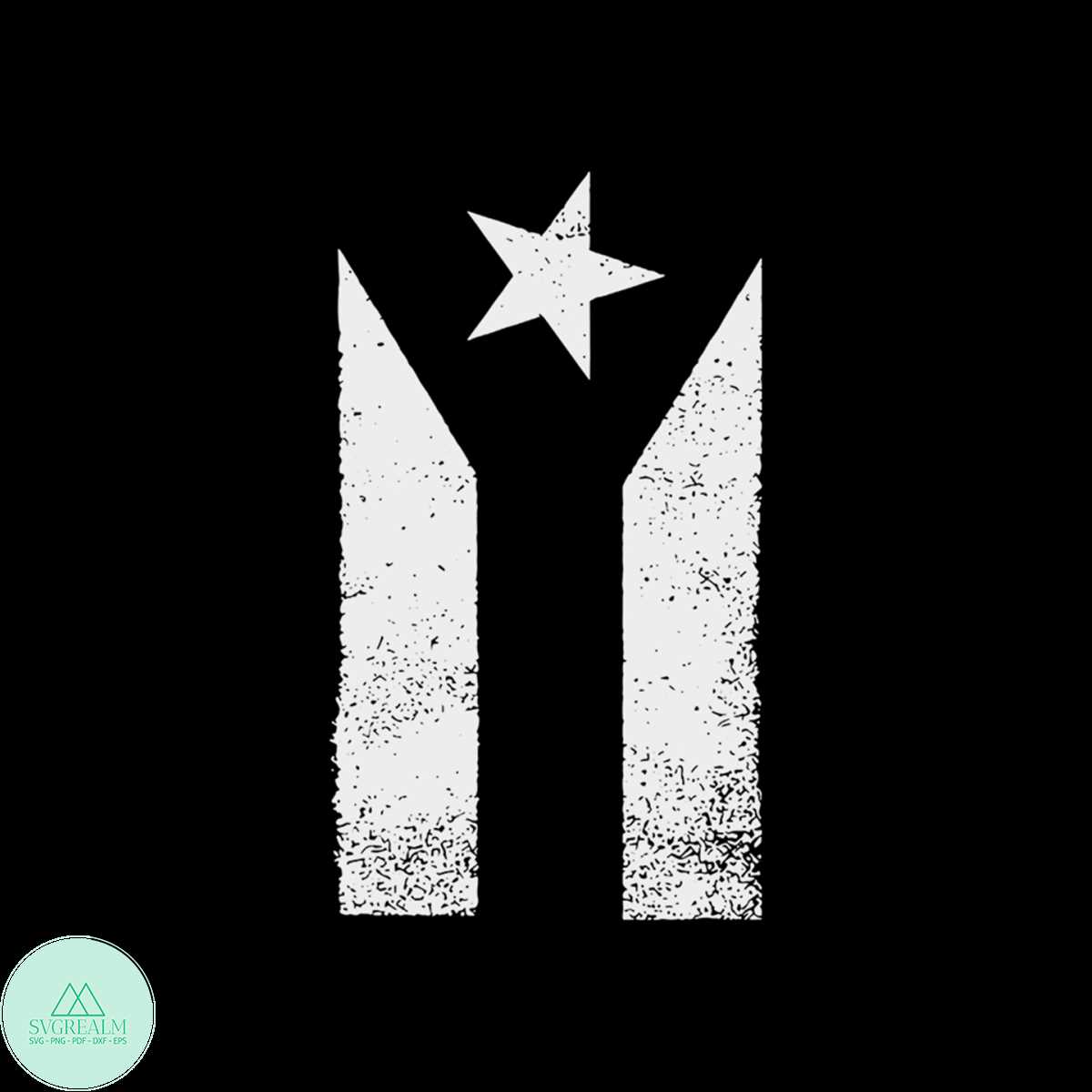 Bandera Negra Puerto Rico Boricua Svg, Nation Svg | Inspire Uplift