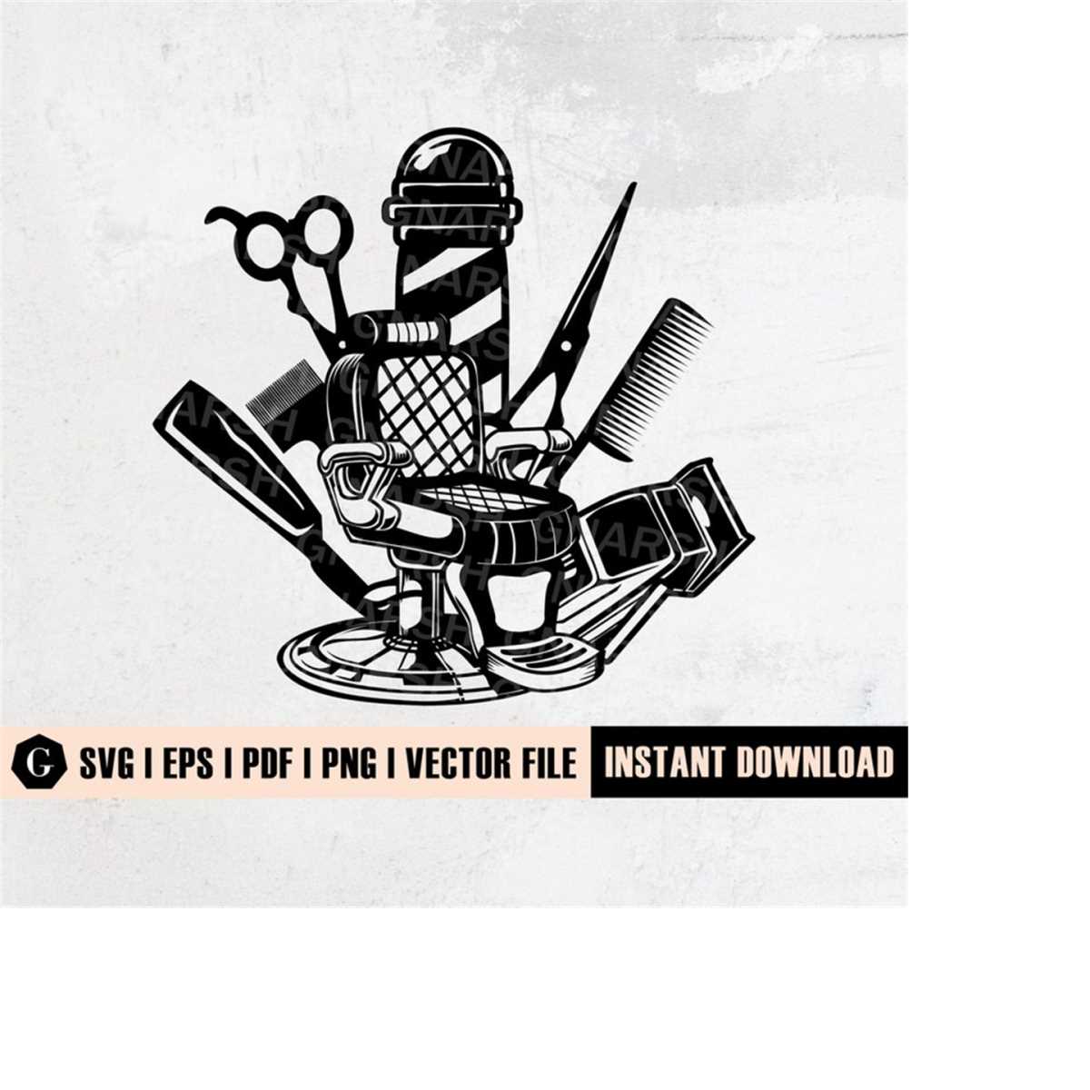 Barbershop Svg | Barber Tools svg | Barber svg | Hairstylist | Inspire ...