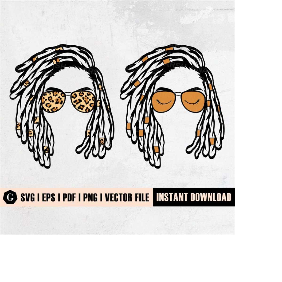 Afro Woman svg | Dreadlocks svg | Locs svg | Afro Mom Life S | Inspire ...