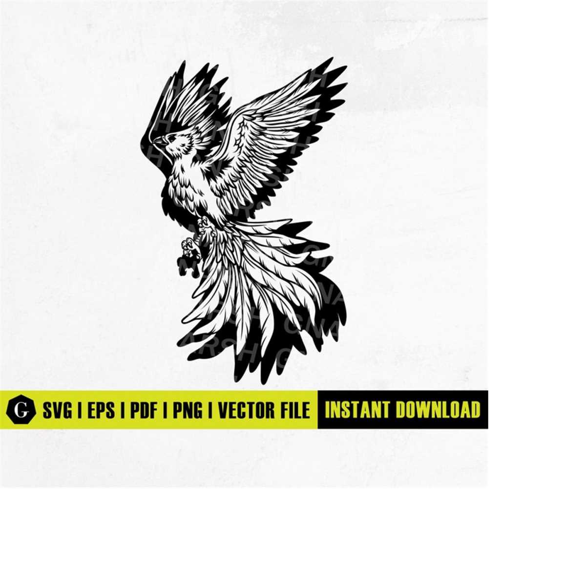 Phoenix svg for Cricut and Silhouette | Bird Svg | FoxSister | Inspire ...