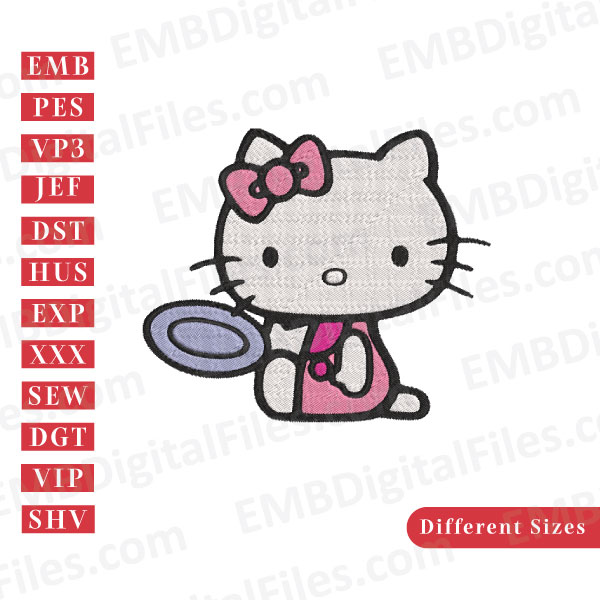 Beautiful Hello Kitty embroidery design | Inspire Uplift