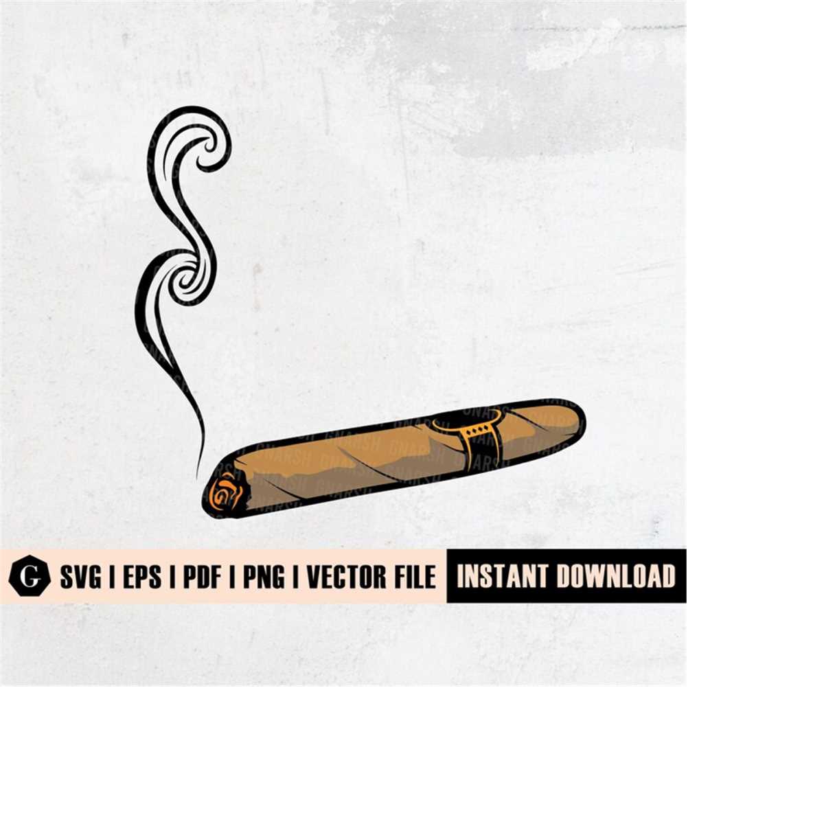 Cigar Svg | Tobacco Svg | Cigar Smoking Svg | Cigarette Svg | Inspire ...