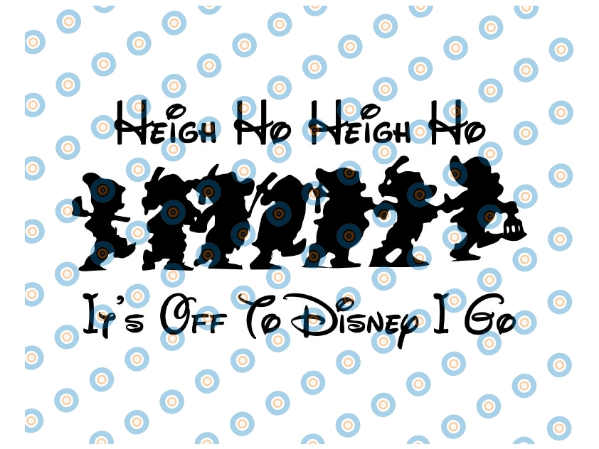 Heigh ho heigh ho it's off to disney I go svg, Dwarf svg, Sn | Inspire ...