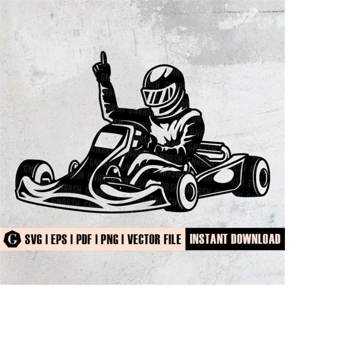 Go Kart Racing Clip Art