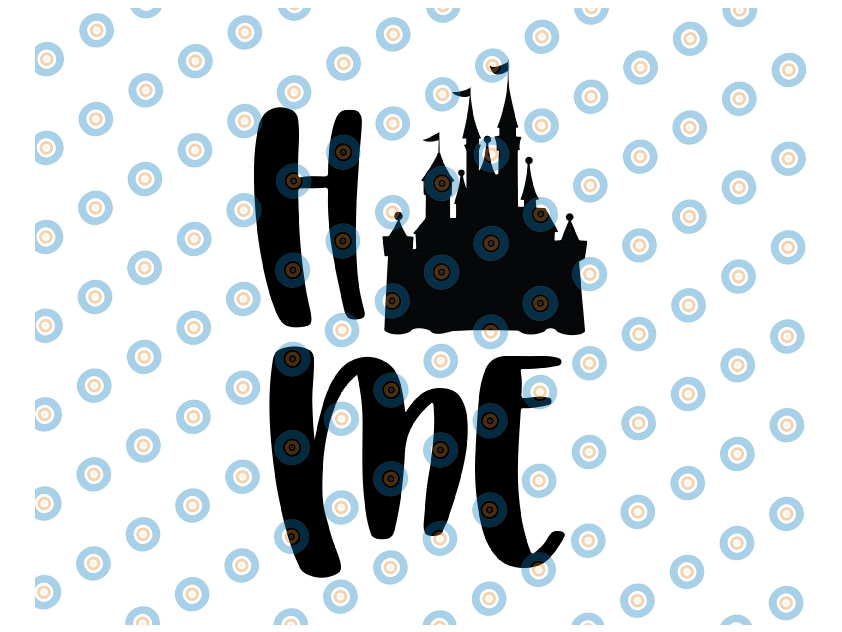 Disney home svg, Disney castle svg, Disney svg, cut files fo | Inspire ...