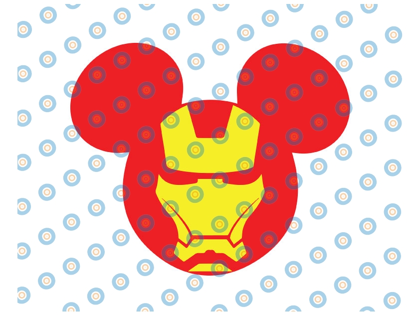 Mickey Mouse Iron Man Disney Cut File For T svg , Decals, Si | Inspire ...