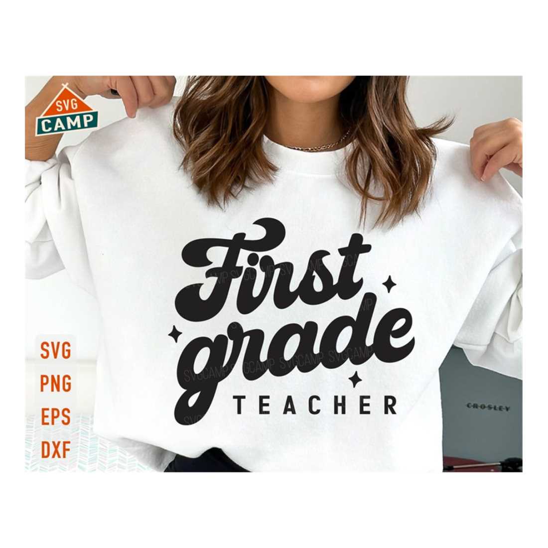 First Grade Teacher Svg, 1st Grade Svg, First day of School | Inspire ...