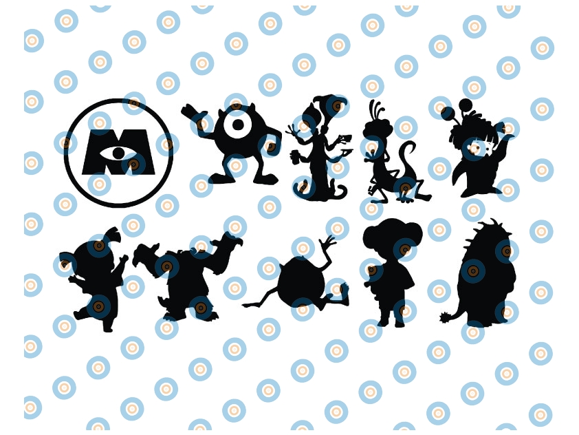 Monsters Inc svg, Disney svg, Monsters Inc cut file, Disney | Inspire ...