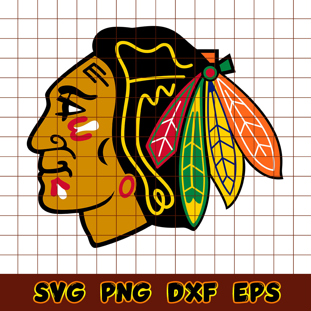 Chicago Blackhawks Logo Svg, Chicago Blackhawks Svg, NHL Svg | Inspire ...