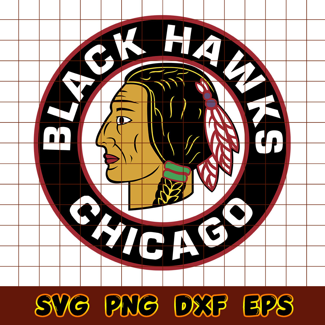 Chicago Blackhawks Team Circle Logo Svg, Chicago Blackhawks | Inspire ...
