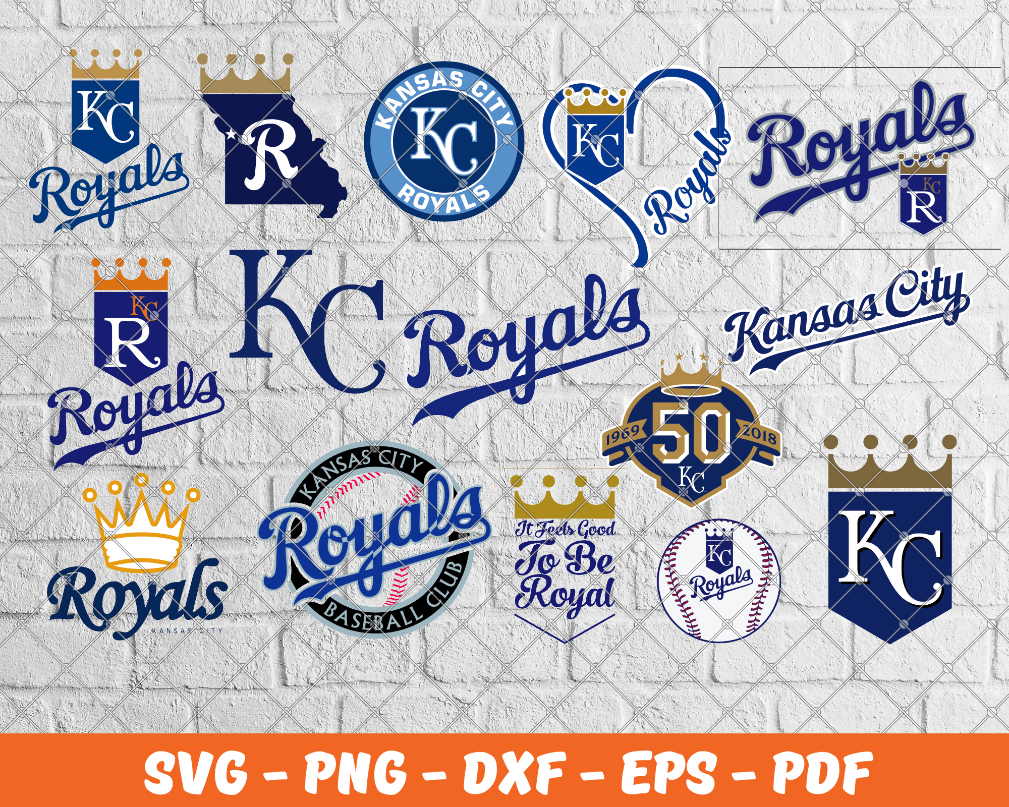 Kansas City Royals Bundle Svg, Football Svg ,Sport Svg, Spor | Inspire ...