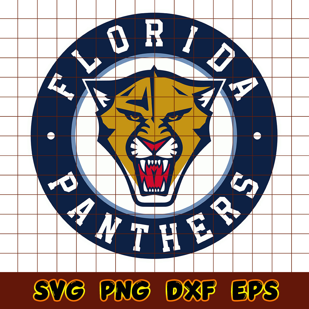 Florida Panthers Circle Logo Svg, Florida Panthers Svg, | Inspire Uplift