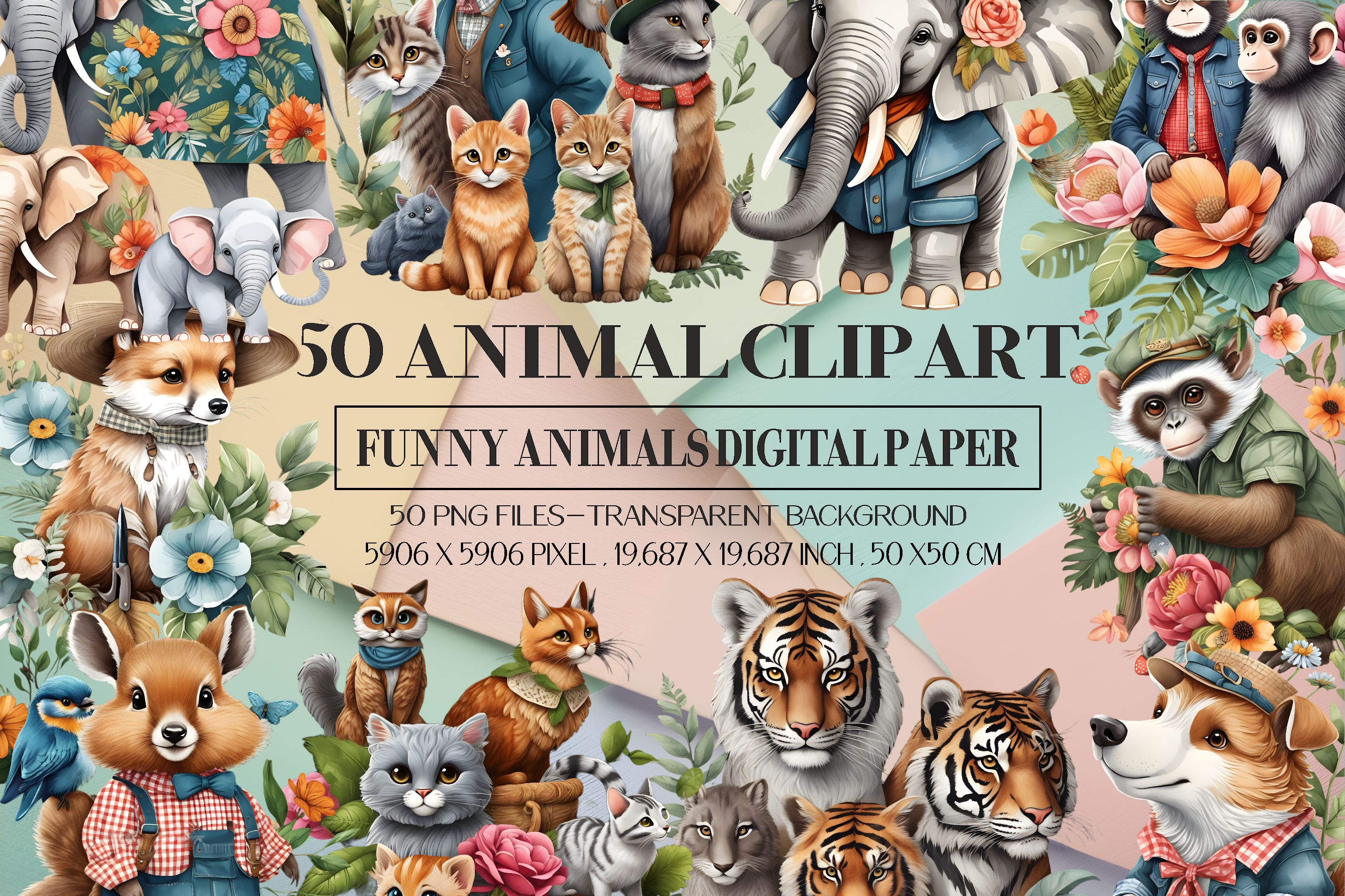 Funny Animal Clipart | Inspire Uplift