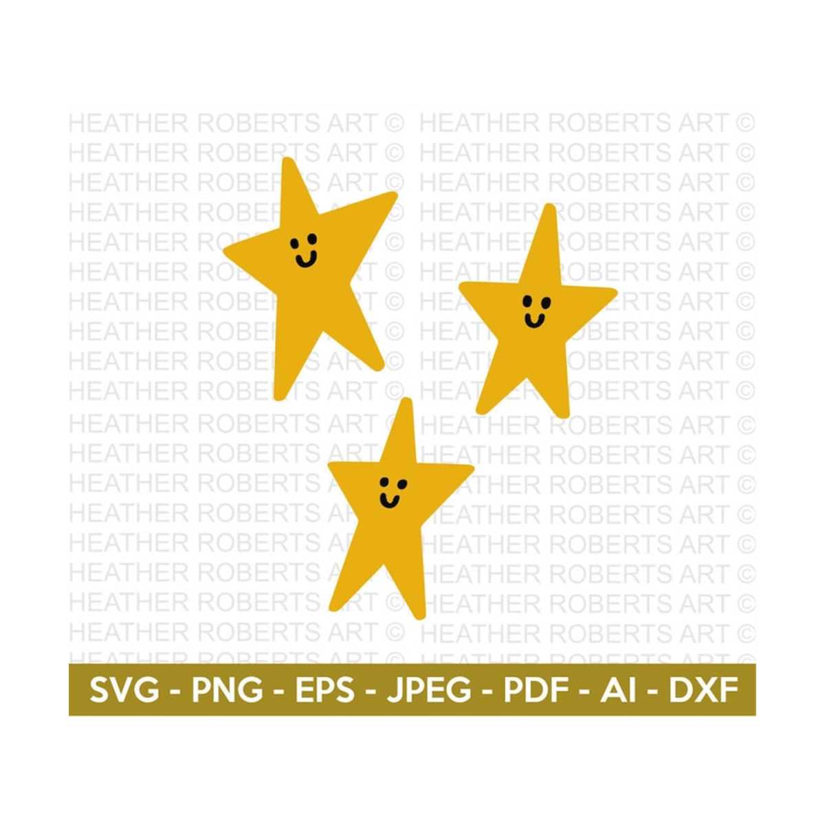 Smiley Stars SVG, Sparkle Stars SVG, Sparkle Svg, Star Clipa | Inspire ...