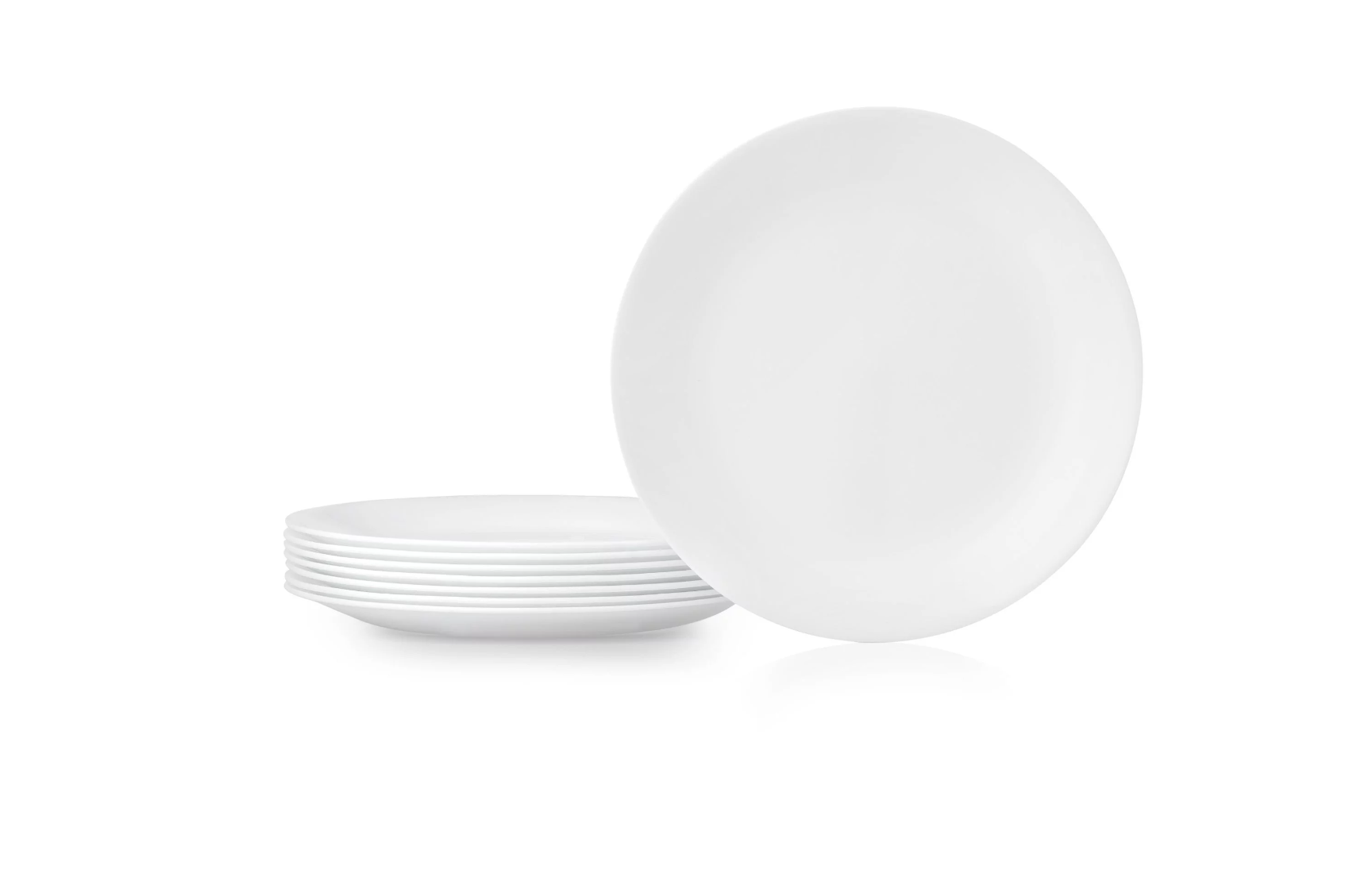 Corelle Winter Frost White, Round Dinner Plate, Set of 6 ,10 | Inspire ...
