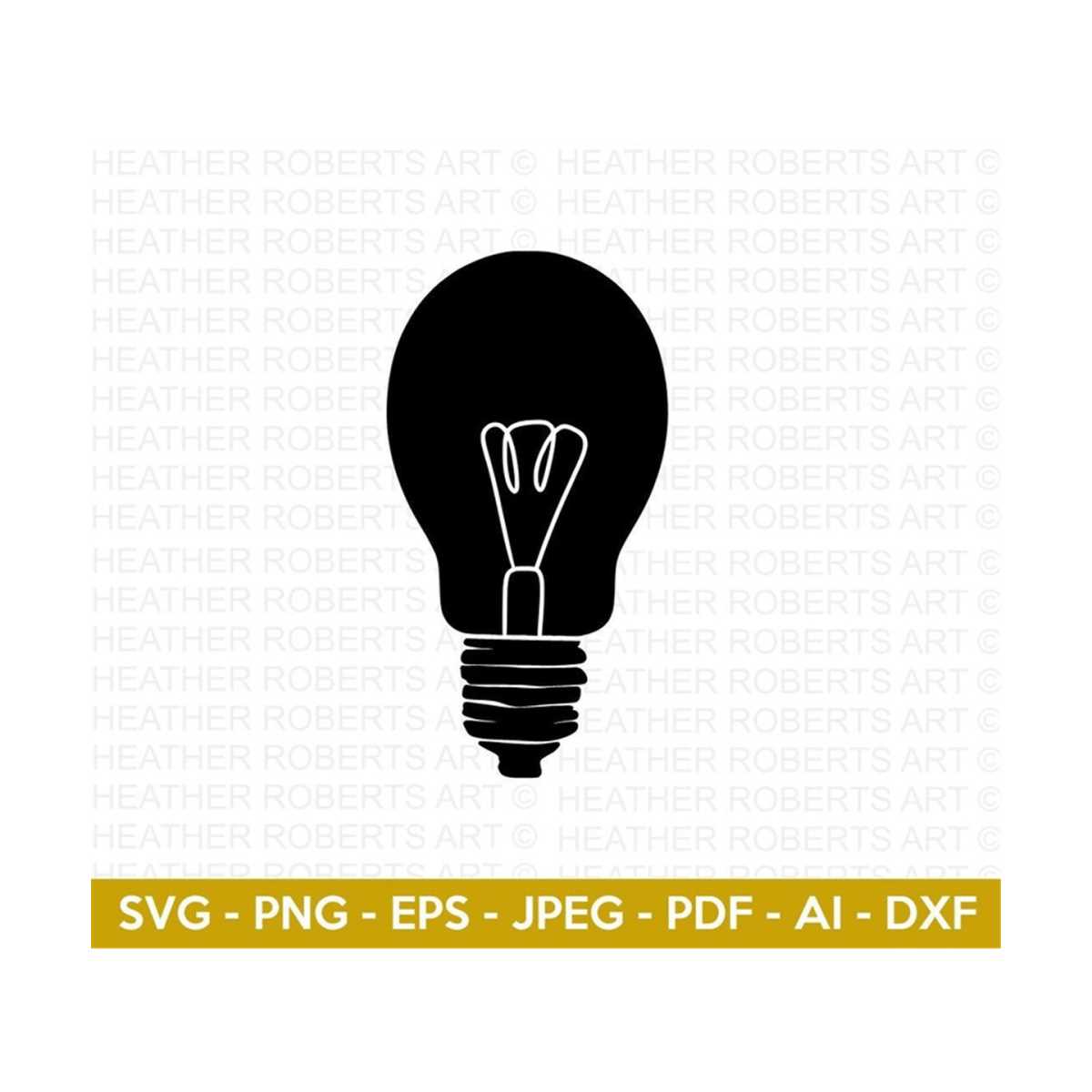 Lightbulb Svg, Light Bulb Svg, Bulb Svg, Bright Idea, Lamp S | Inspire ...