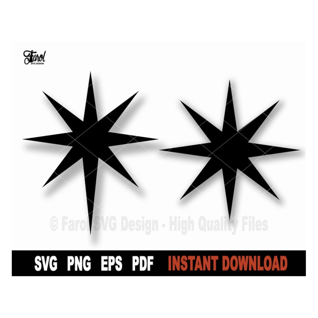 North star Svg, Star Of Bethlehem SVG File For Cricut, Silho - Inspire ...