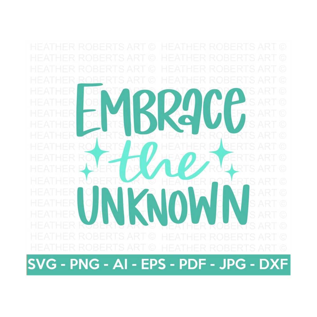 Embrace The Unknown SVG, Motivational Quote SVG, Inspiratio | Inspire ...