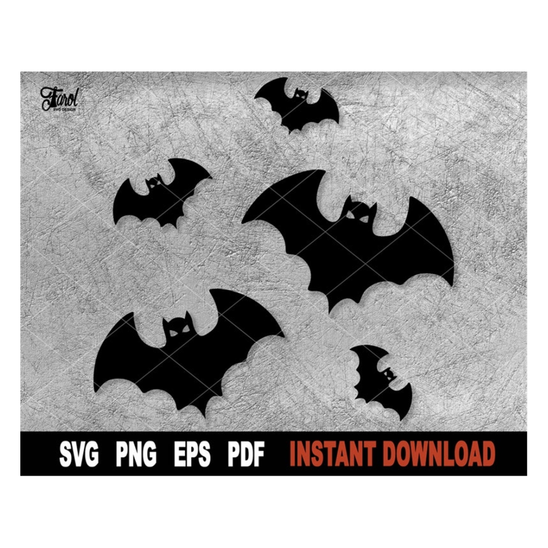 Bat Svg, Bat Svg file For Cricut, silhouette, Spooky Holiday - Inspire ...