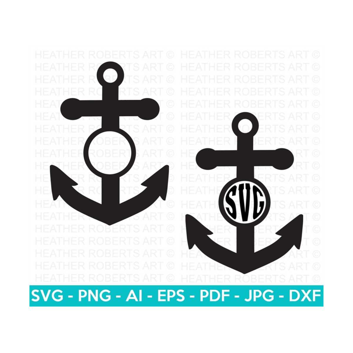 Anchor Monogram SVG, Anchor Name Frame svg, Nautical SVG, Ma | Inspire ...