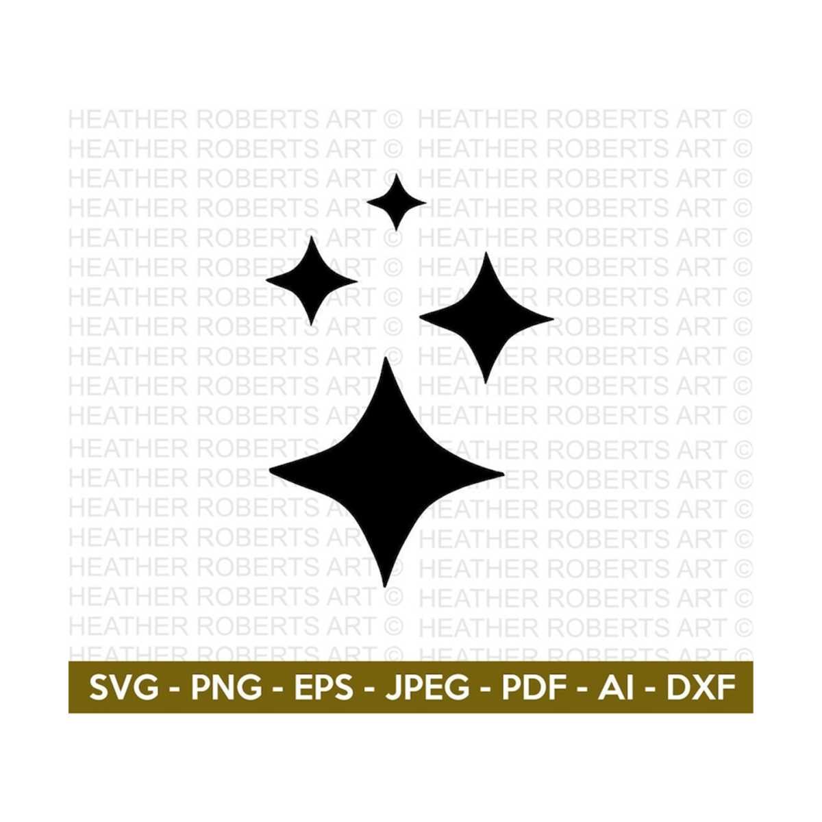 Sparkle SVG, Sparkle Stars SVG, Stars Svg, Star Clipart, Bri | Inspire ...