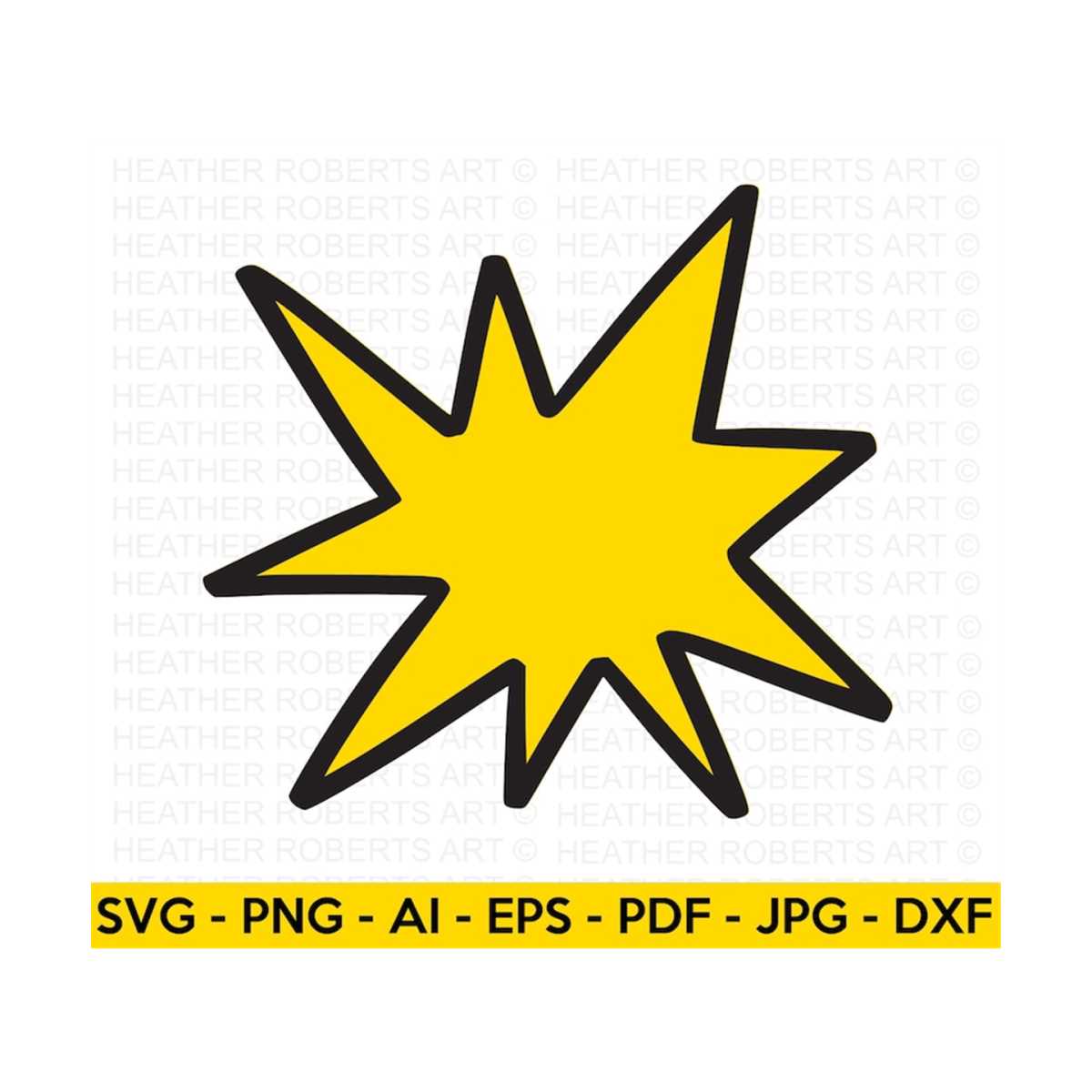 Explosion with Outline SVG, Explosion Fill SVG, Explosion Cl - Inspire ...