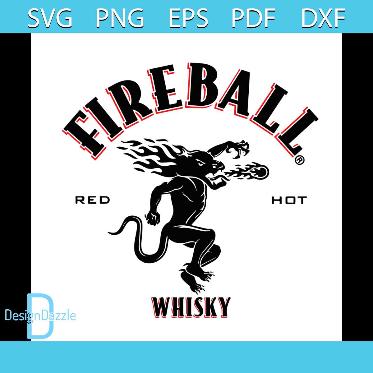 Fireball Red Hot Whisky Svg, Trending Svg, Fireball Svg, Whi | Inspire ...