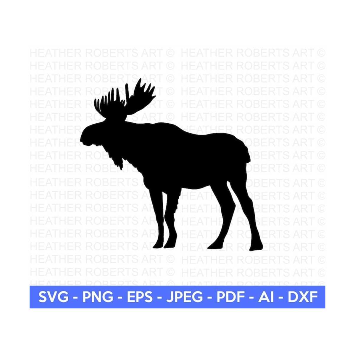 Moose SVG, Nature Moose svg, Baby Moose svg, Animals svg, Mo | Inspire ...