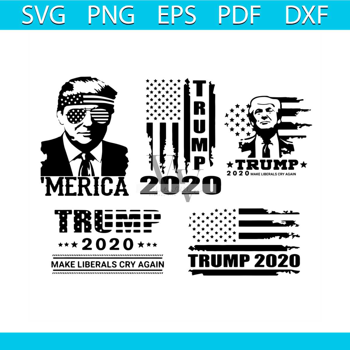 Trump 2020 Bundle Svg, Trending Svg, Trump Svg, Trump 2020 S | Inspire ...