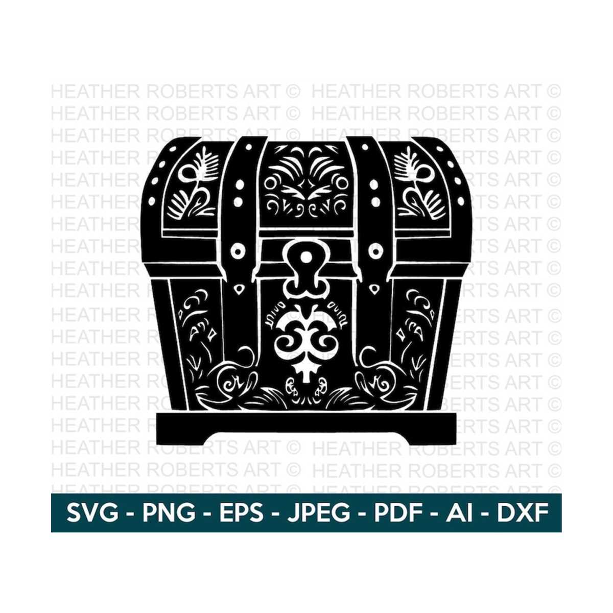 Treasure Chest SVG, Pirate SVG, Treasure Svg, Gold Svg, Trea | Inspire ...