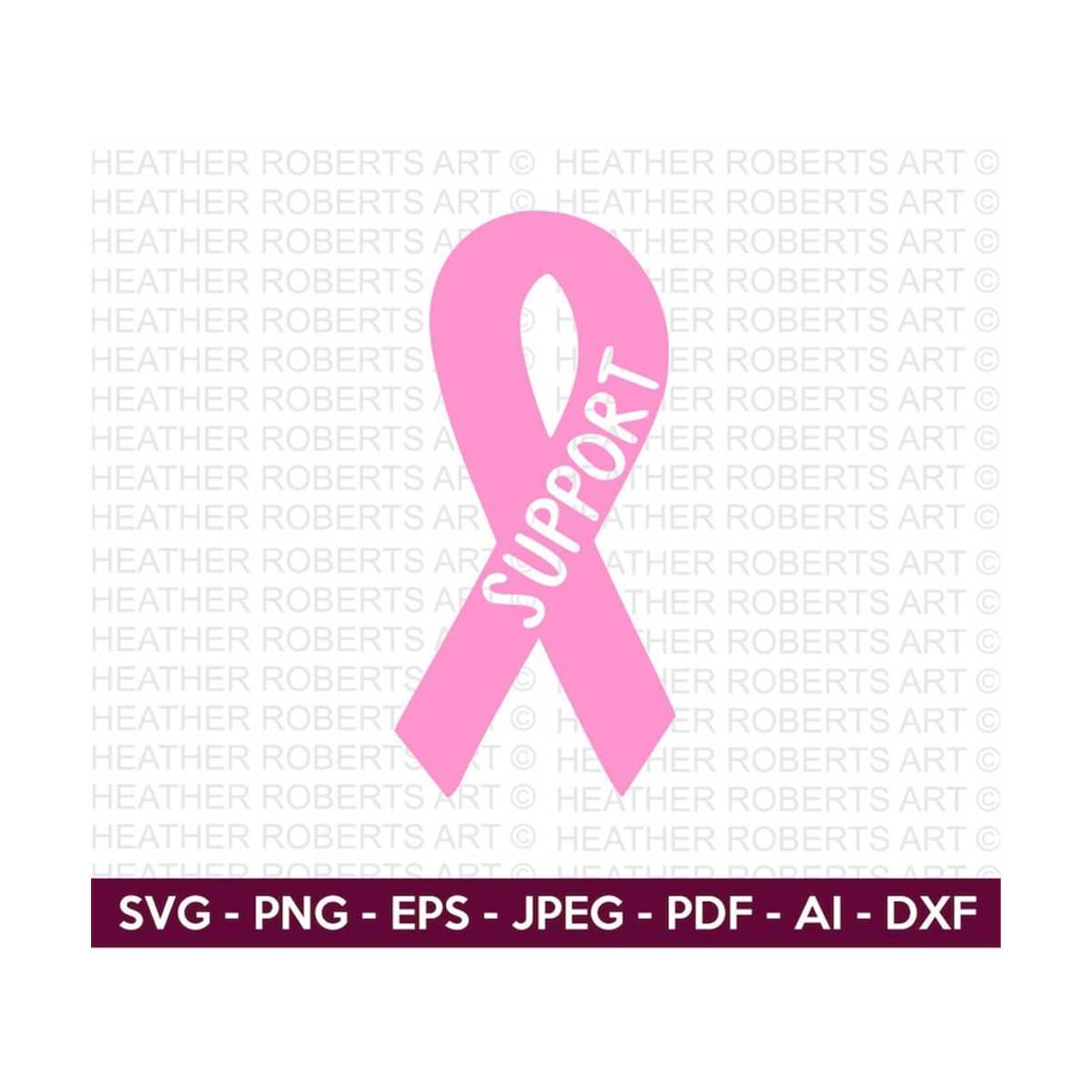 Cancer Awareness Support Ribbon SVG, Cancer SVG, Breast Canc | Inspire ...