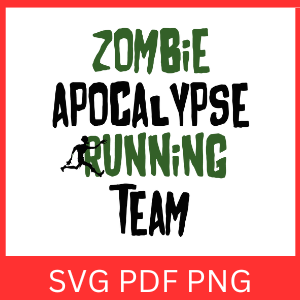 Zombie Apocalypse Running Team Svg, Zombie Svg, Halloween Sv | Inspire ...