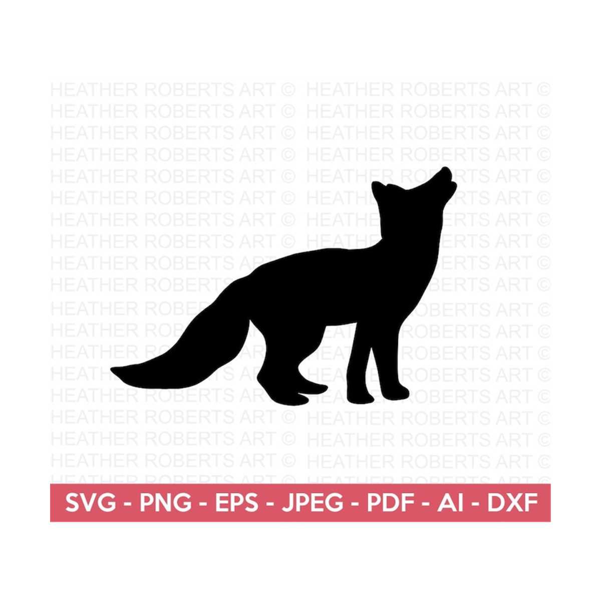 Fox SVG, Fox Silhouette SVG, Wilderness svg, Woods svg, Anim - Inspire ...