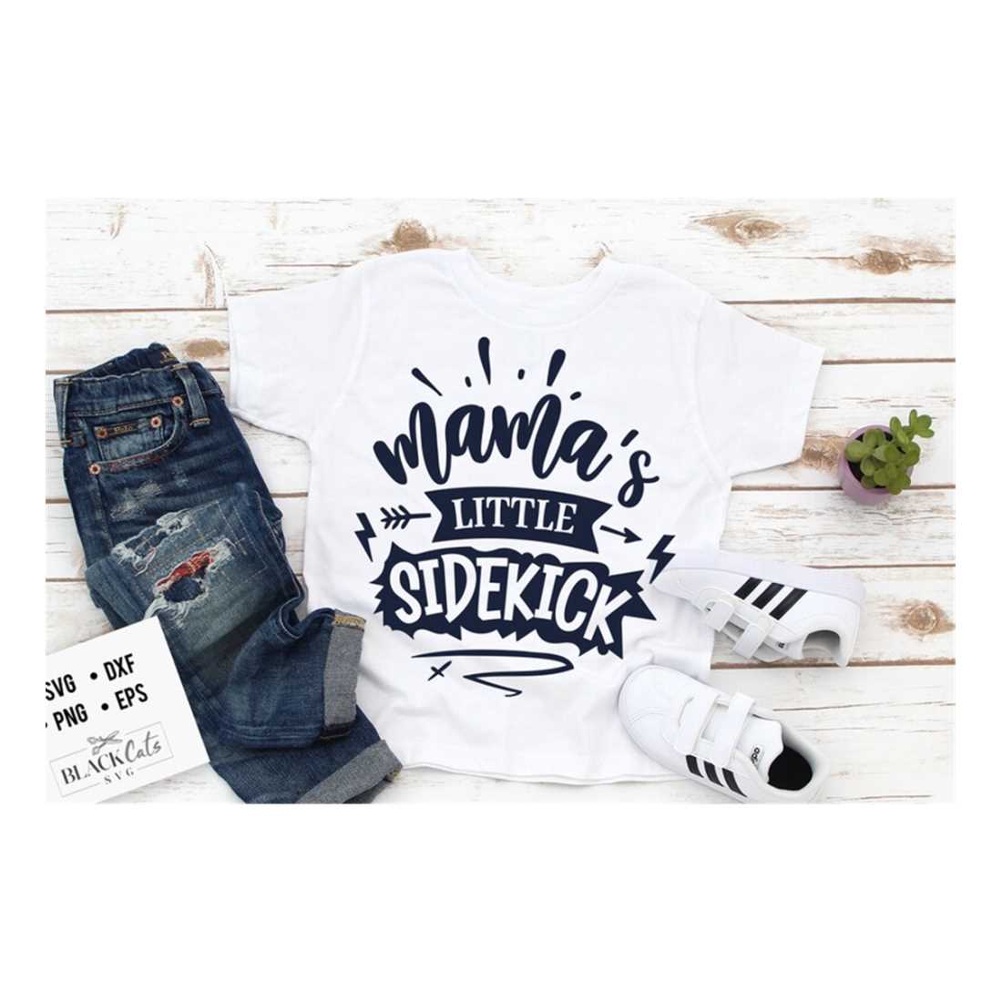 Mama's little sidekick svg, dramatic sidekick svg, baby svg, - Inspire ...