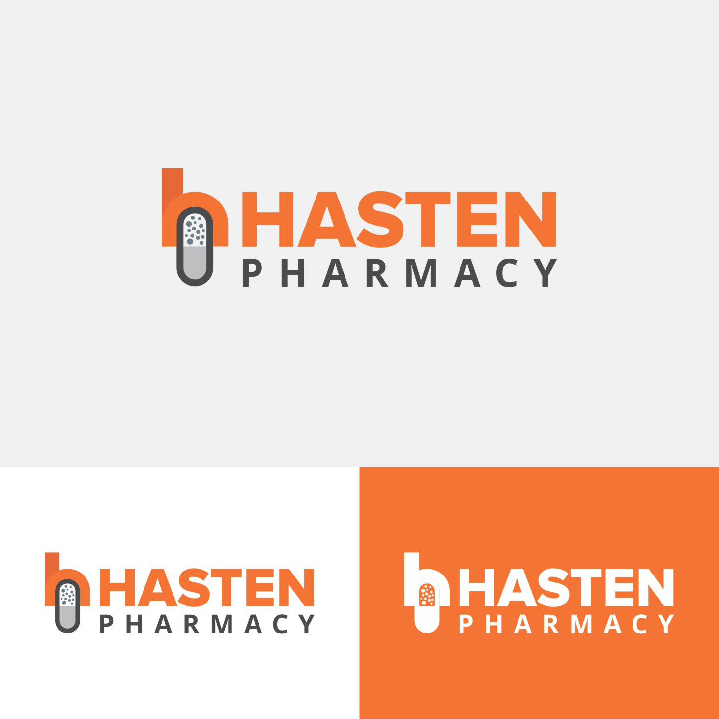 Hasten Pharmacy Logo Design Template 135 | Inspire Uplift