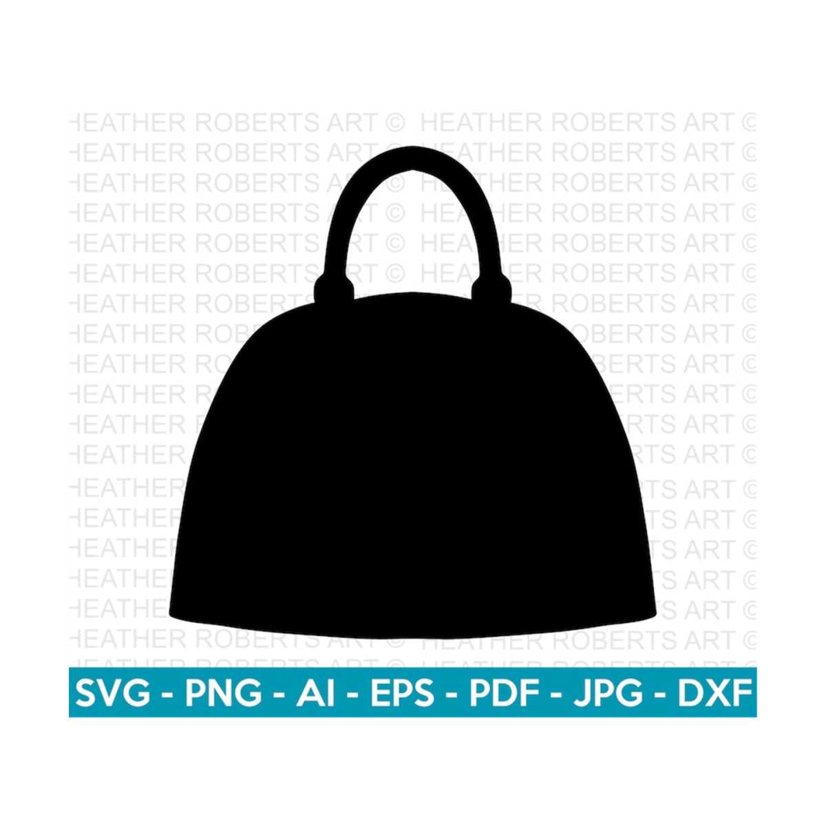Bag SVG, Bag Silhouette, Hand bag svg, Fashion svg, Bag Clip - Inspire ...