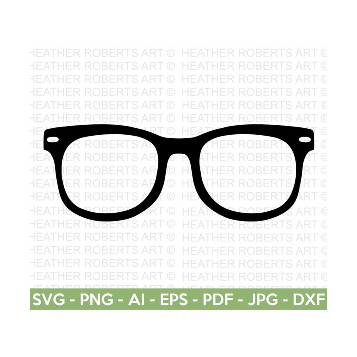 Glasses Svg, Eyeglasses Svg, Glasses Silhouette, Spectacles | Inspire ...