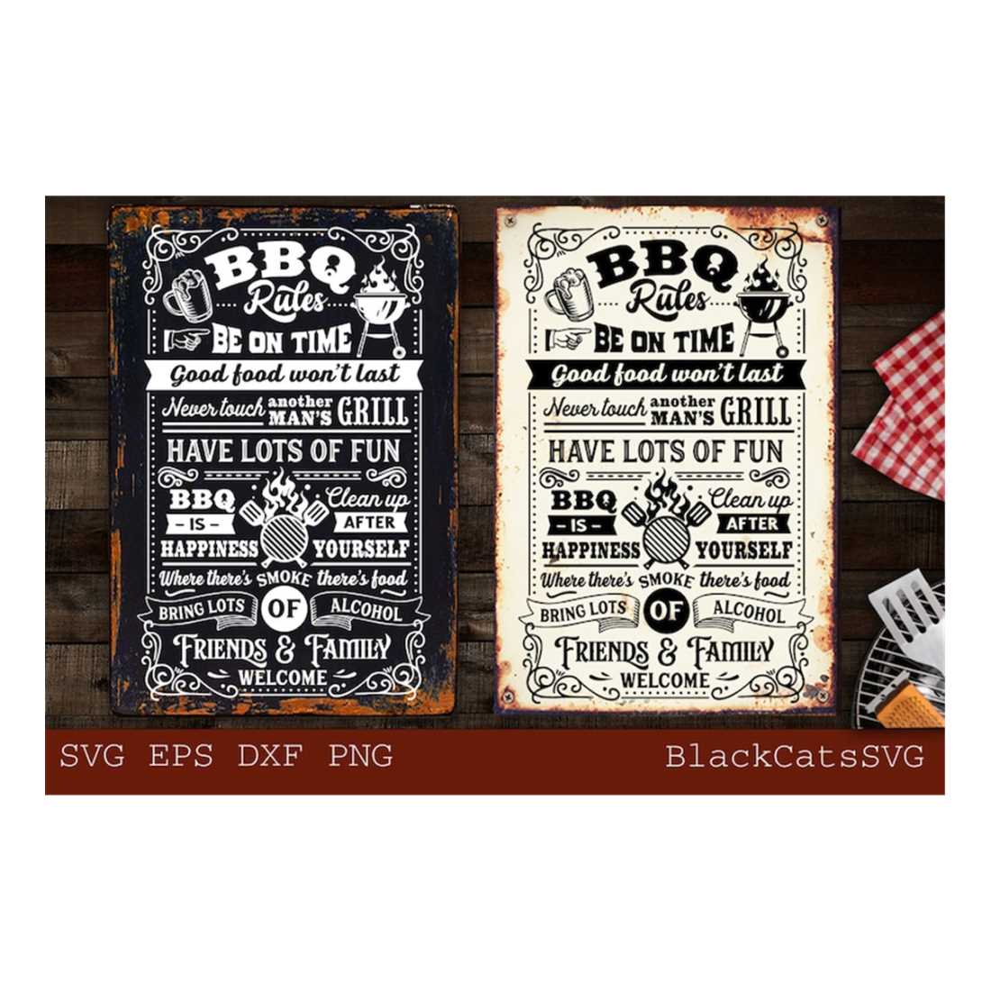 BBQ Rules svg, BBQ poster svg, BBQ rules for men svg, Grill - Inspire ...
