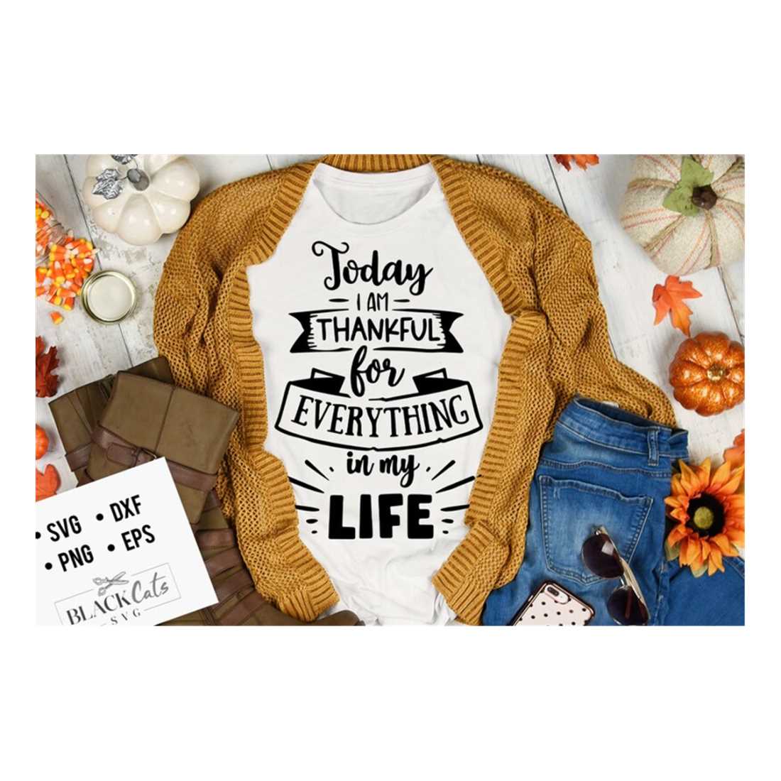 Today I am thankful for everything svg, Give thanks svg, Tha - Inspire ...