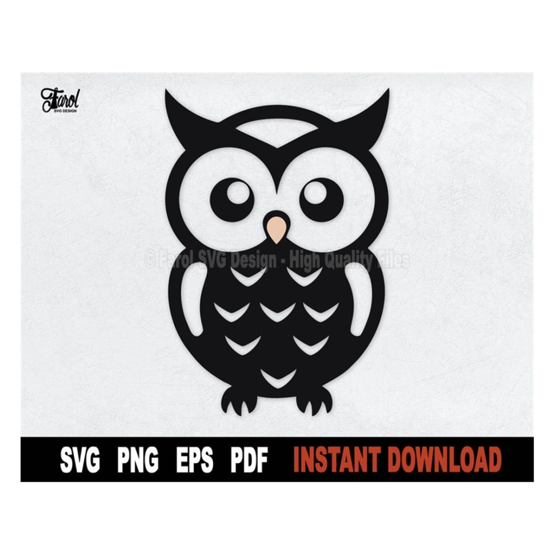 Cute Owl Svg, Owl Svg File, Owl Png File | Inspire Uplift