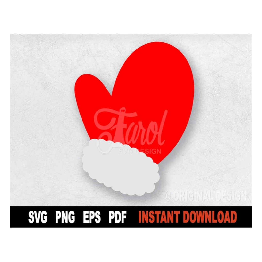 Mitten SVG Cut File, Christmas Glove Svg Files For Cricut, S | Inspire ...