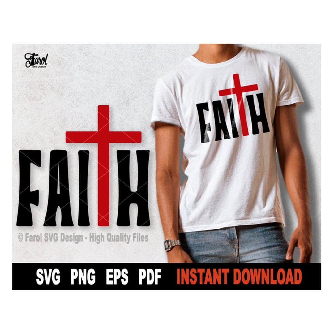 Faith Svg, Cross Svg, Faith Cross Svg Files for Cricut, Sil - Inspire ...