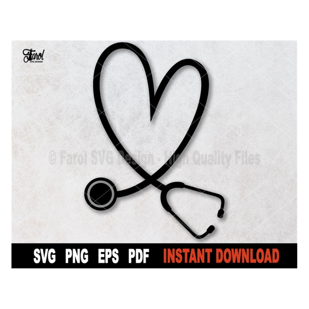 Stethoscope Silhouette Svg