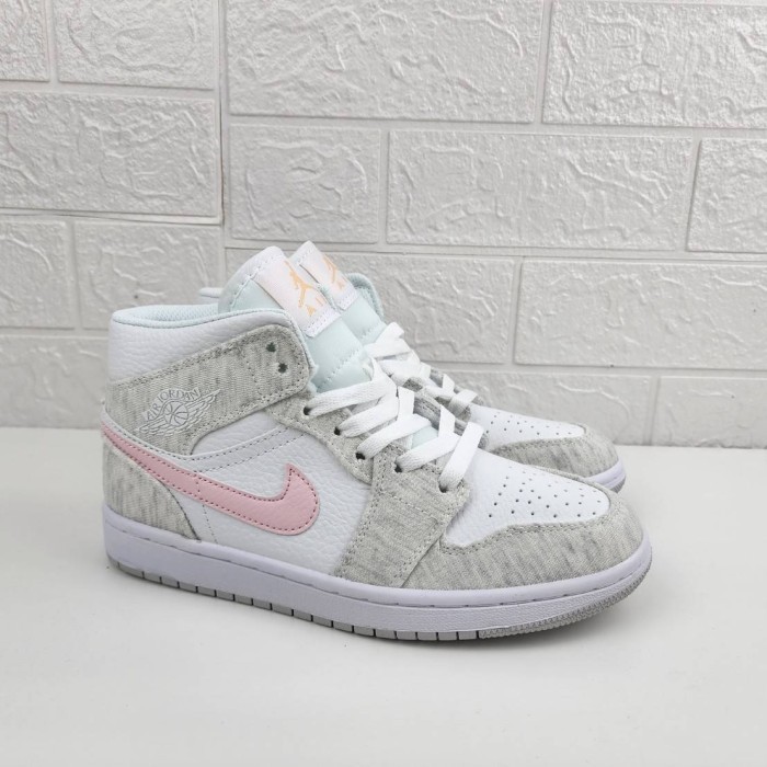 Classy Nike Air Jordan 1 Mid Light Iron Ore Shoes | Inspire Uplift