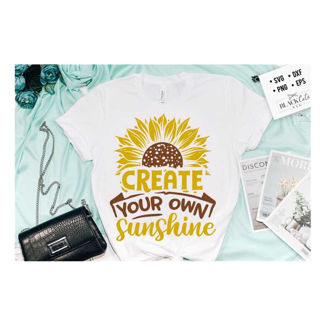 Create your own sunshine svg, Sunflower svg, sunflower quote - Inspire ...