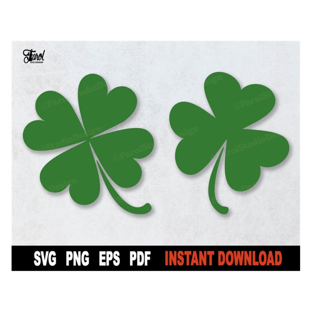 Four Leaf Clover SVG Cut File, Shamrock SVG File For Cricut, | Inspire ...