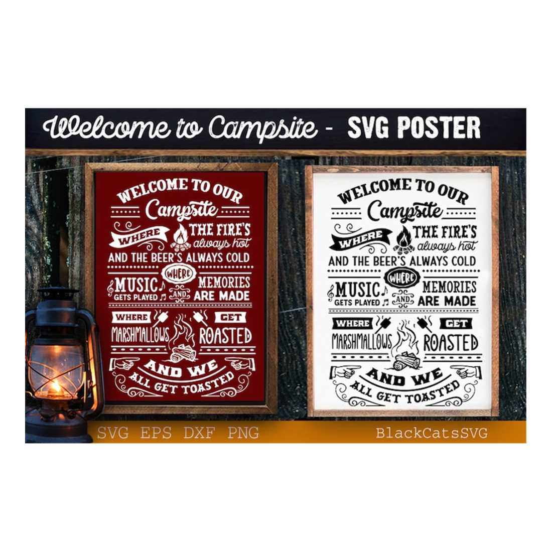 Welcome to our Campsite svg, Campsite rules svg, Camping pos | Inspire ...